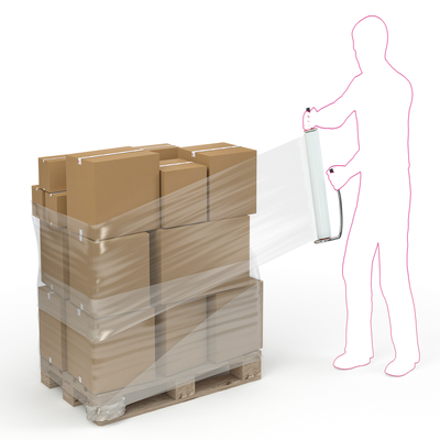 Master'in Access Cast Hand Stretch Film 400mm x 300 Metres Extended ...