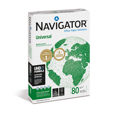 Navigator Universal White Printer Paper A4 80gsm pack of 500 sheets ...