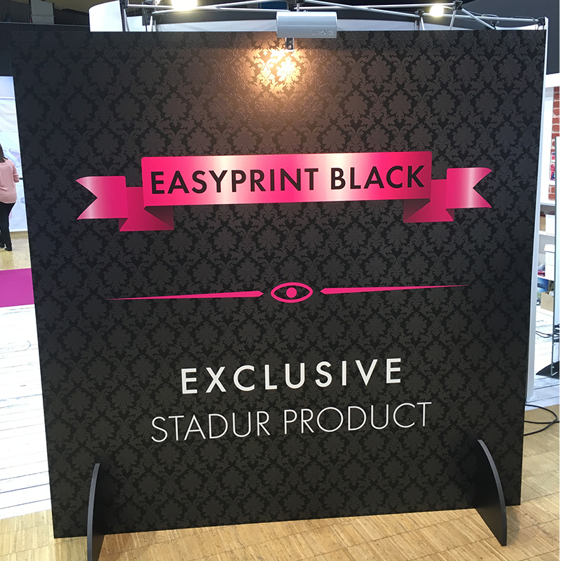 Stadur Easyprint Black Foam Board Satin 1530x3050mm 10mm | Antalis UK